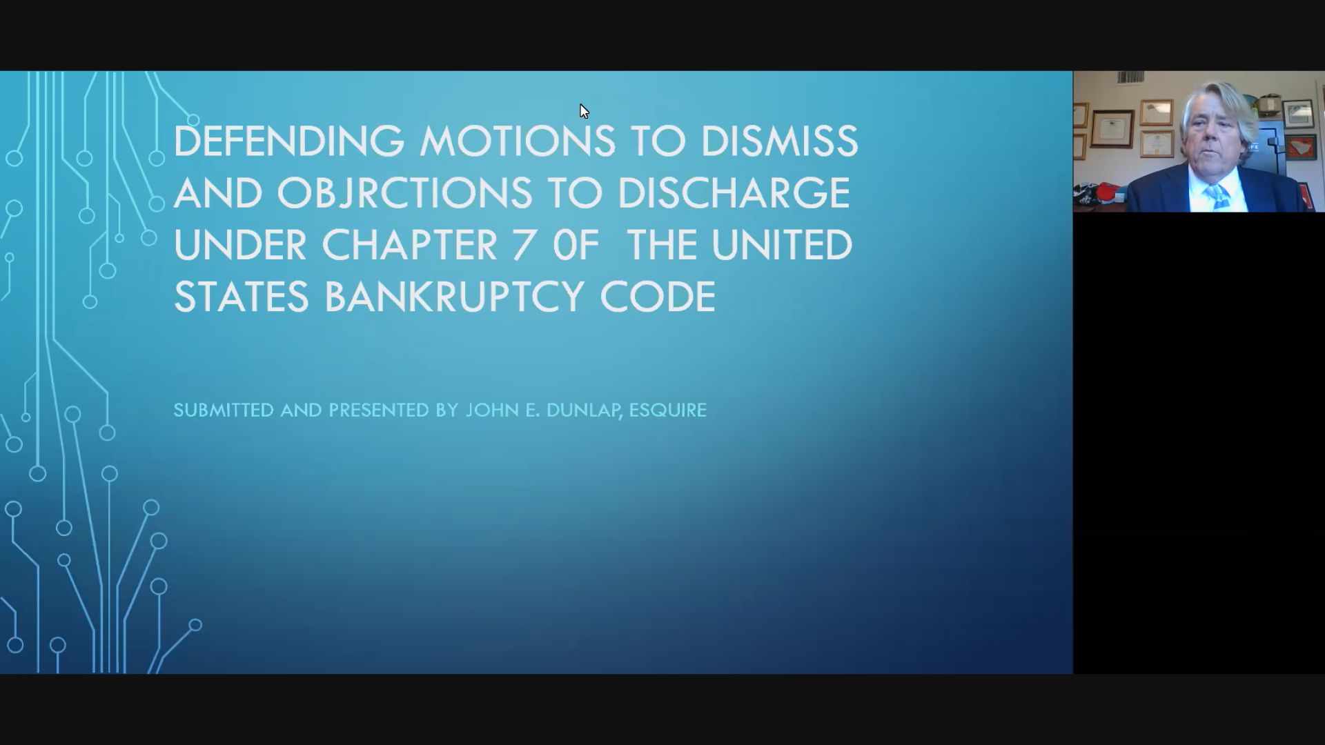 UnitedCLE.com: Defending Motions to Dismiss and Objections to Discharge ...